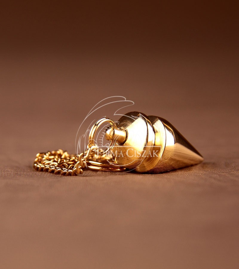 pendulum Triangular brass 2,8cm