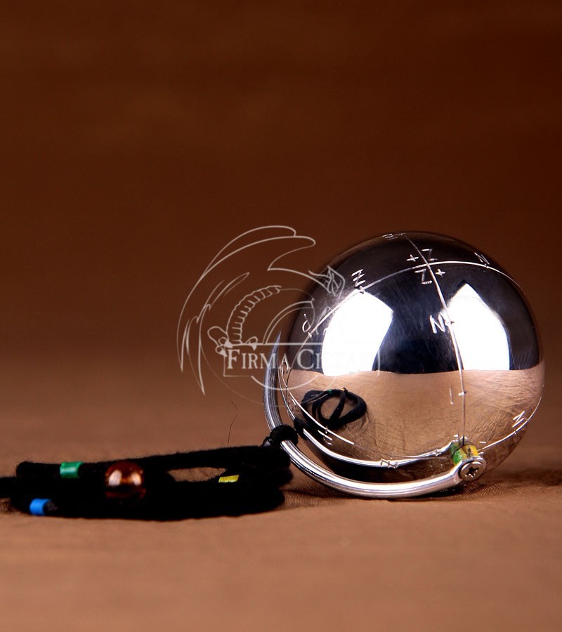 pendulum universal aluminum in wooden box 5cm