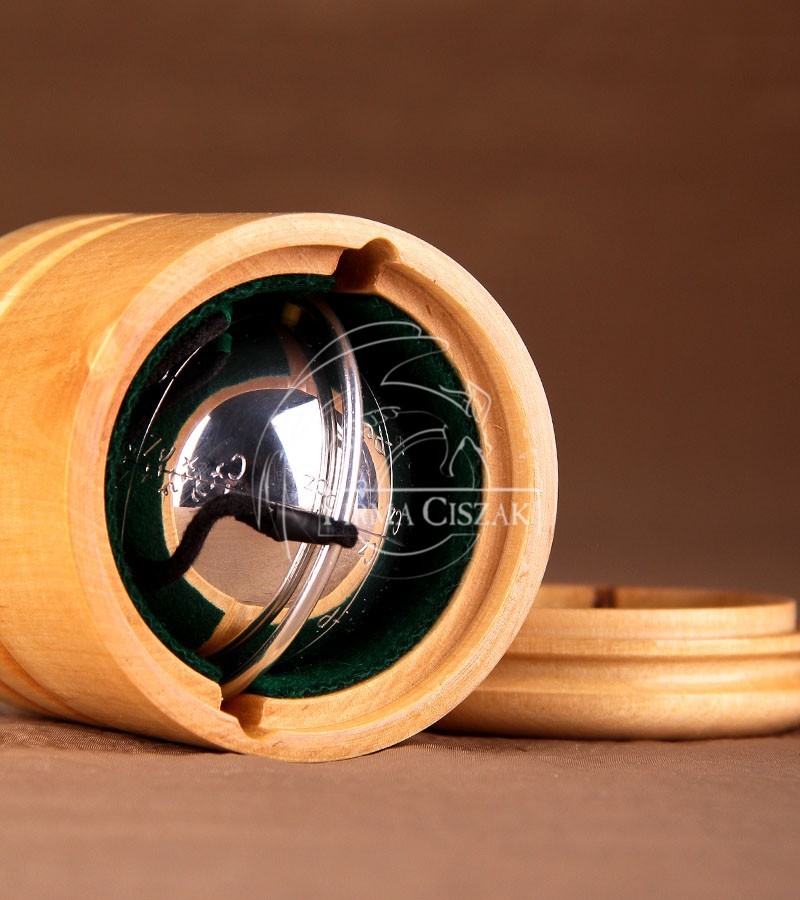 pendulum universal aluminum in wooden box 5cm